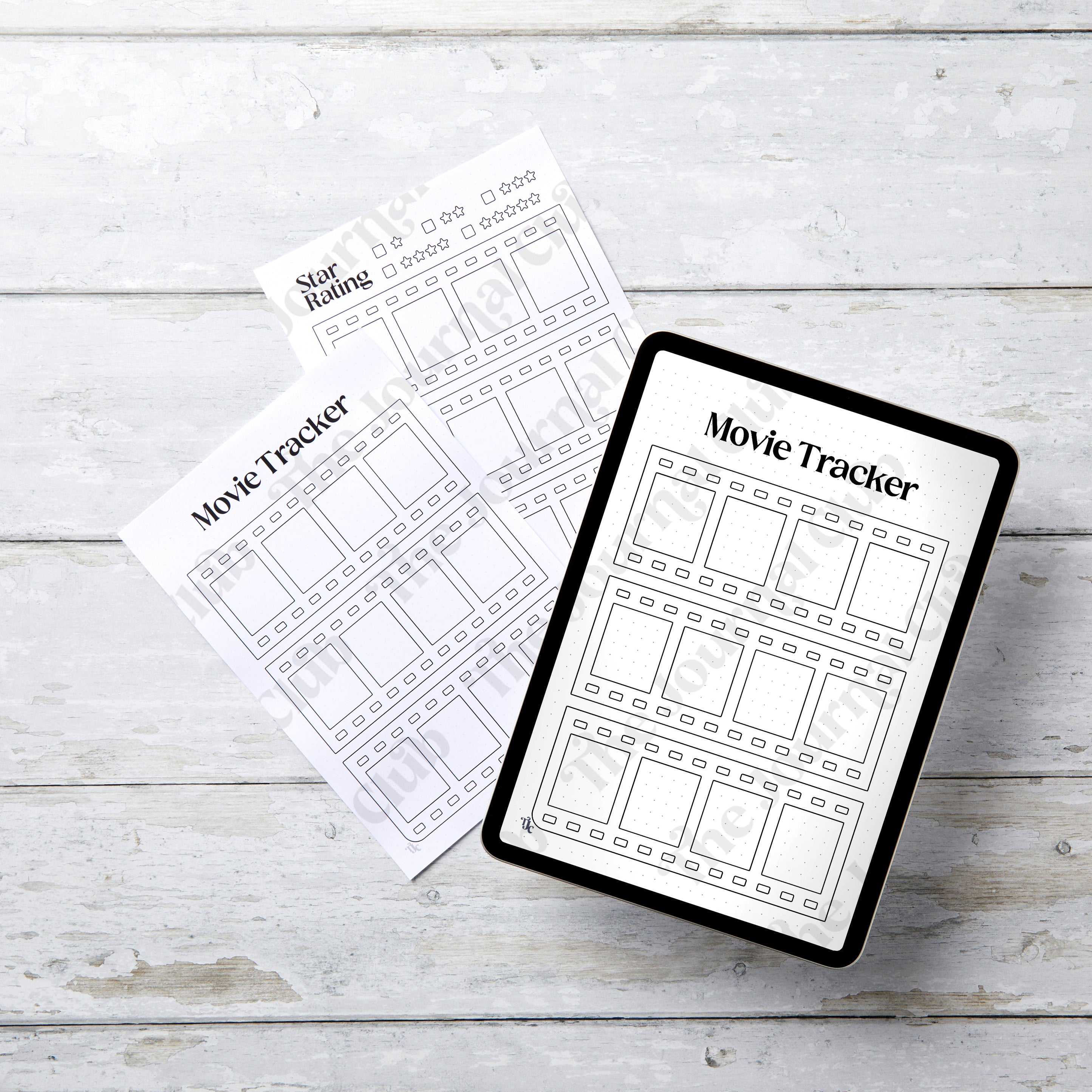 Printable - Movie Tracker – TheJournalClub
